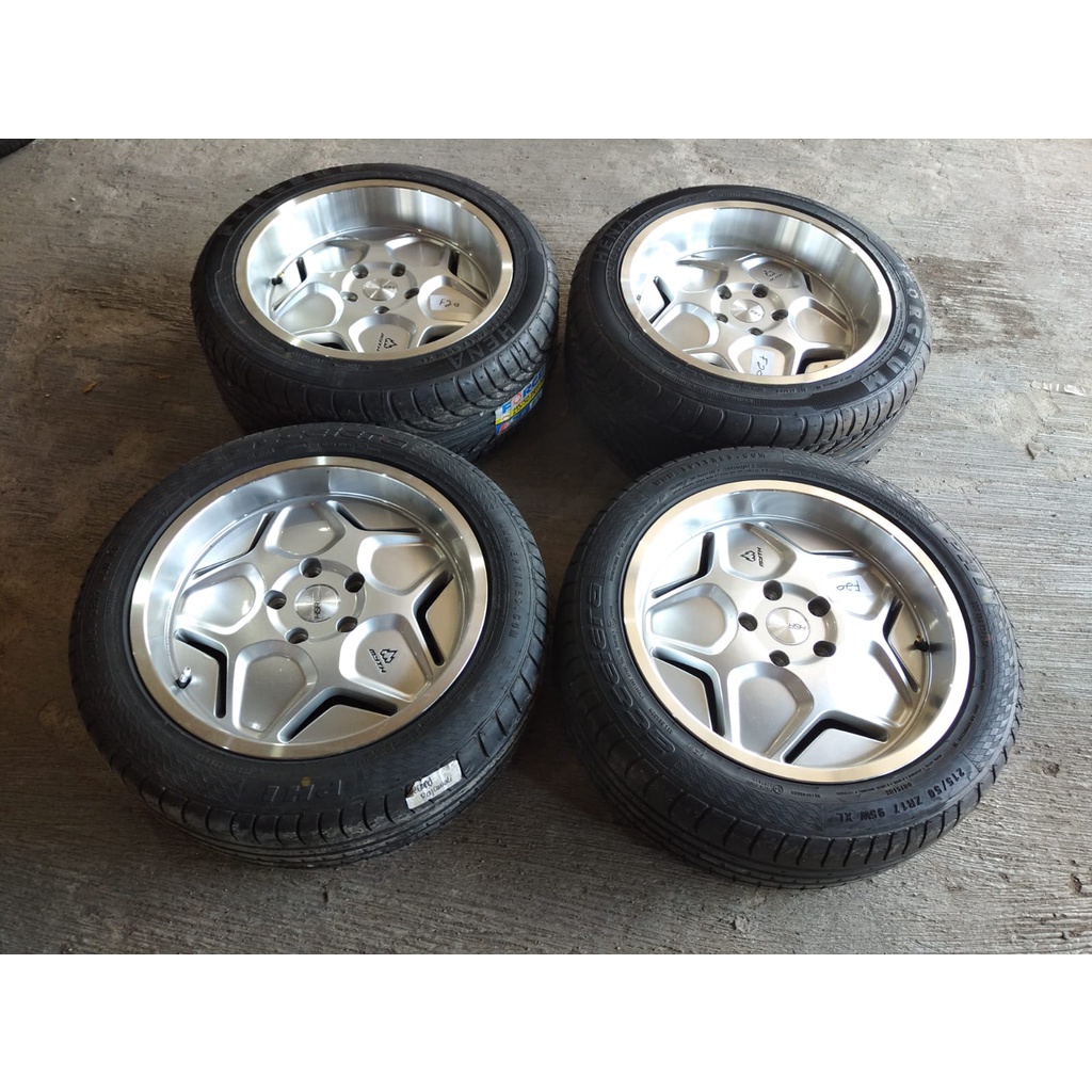 Jual pelek velg racing ring17 hsr seken myth 04 ban 215/50/17 bisa buat ...