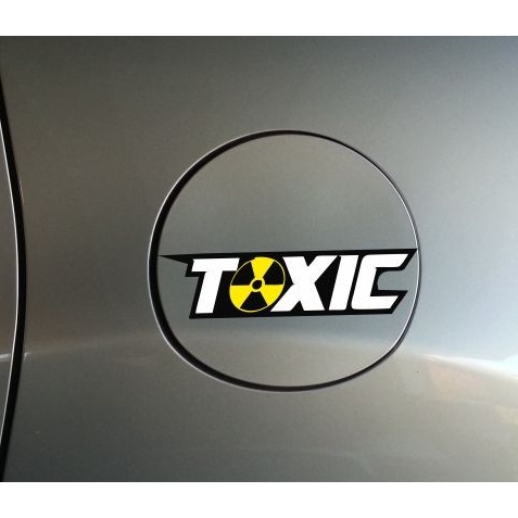 Jual STIKER MOBIL TANGKI VARIASI KEREN UNIK CUTTING STICKER MOBIL TOXIC ...