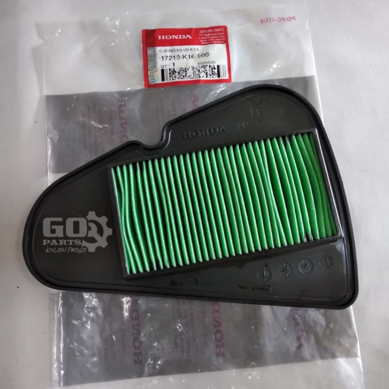 Jual Element Comp Air 17210-K16-900 Filter Saringan Udara ORI Honda ...