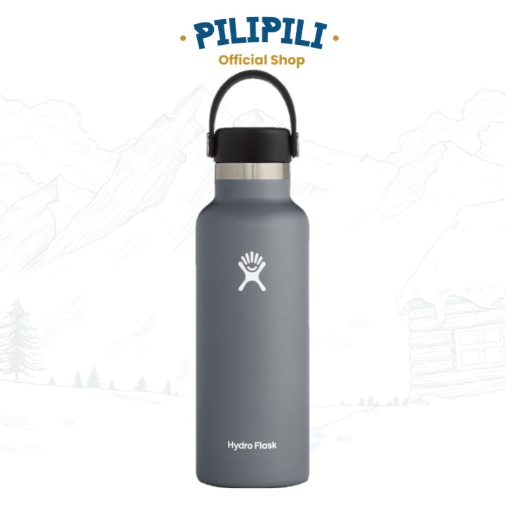 Jual Botol Thermos Hydro Flask 18 oz / 532 ml Standard Mouth Flex Stone | Shopee Indonesia