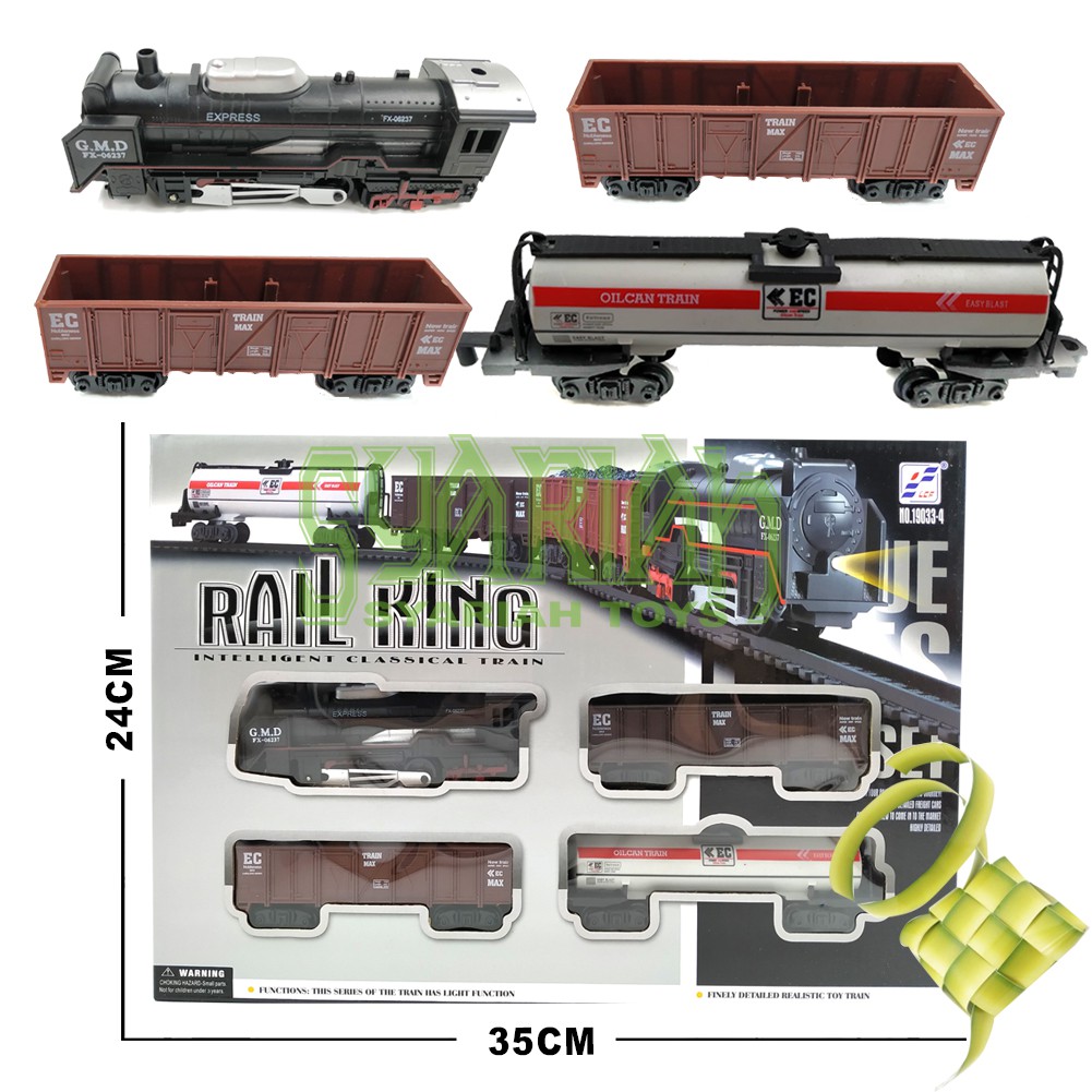 Jual SYARIAH TOYS Mainan Kereta Api Rel Lokomotif Rail King Railking ...
