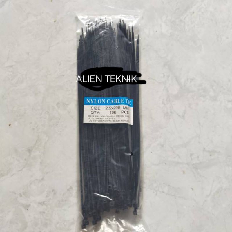 Jual KABEL TIS HITAM 2,5x200MM | Shopee Indonesia