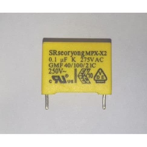 Jual 100N 0.1uf 275V MPX-X2 Capacitor MKP Original Japan | Shopee Indonesia