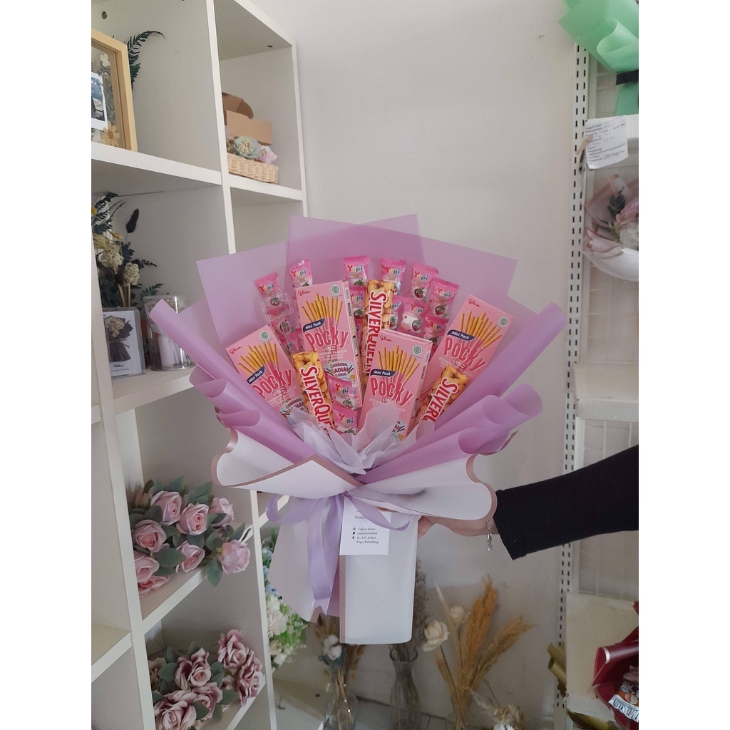 Jual Buket Snack/ Buket Pocky/ Buket Wisuda/ Buket Ultah (Pocky Yupi ...