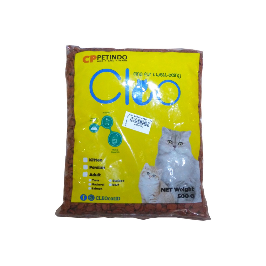 Jual CLEO CAT FOOD KEMASAN 500GR | Shopee Indonesia