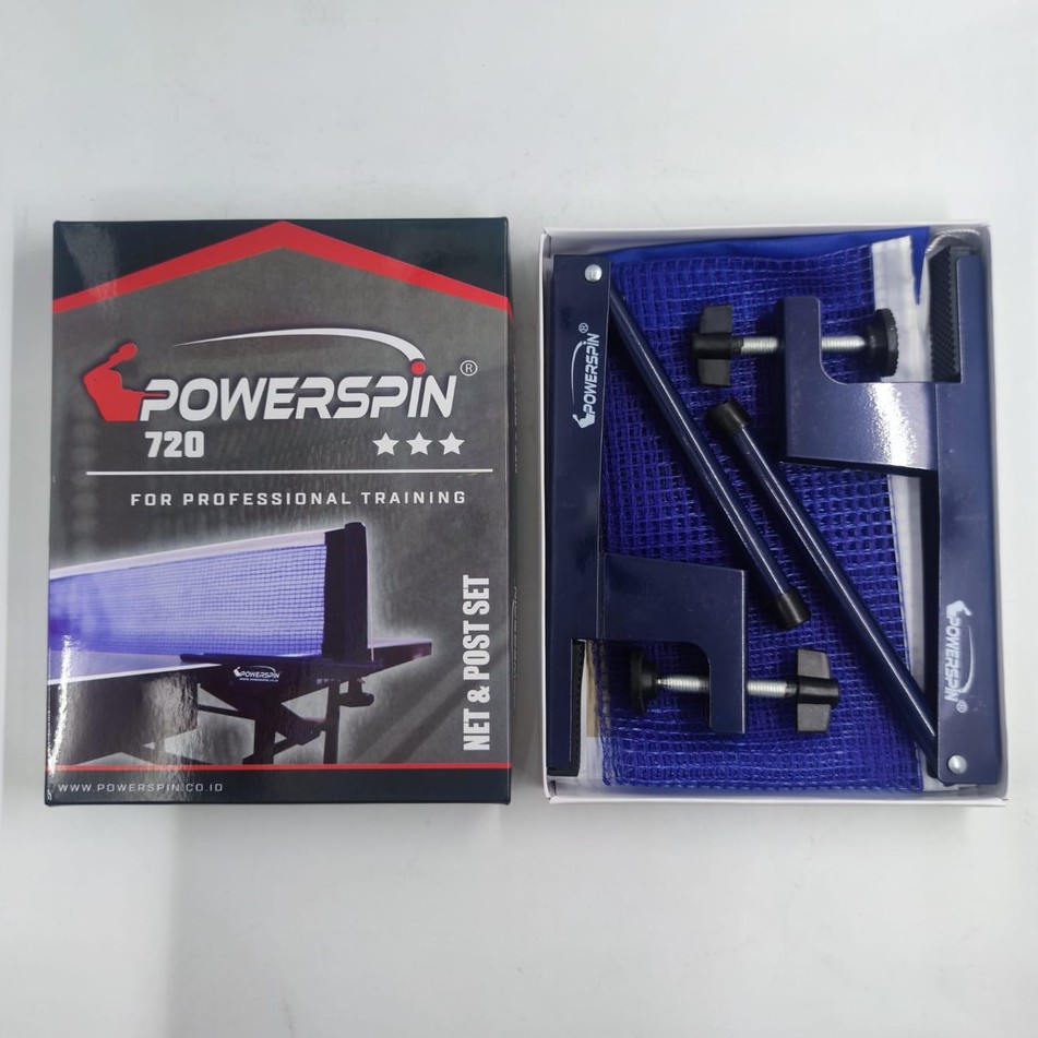 Jual Tiang Net Pingpong SET POWER SPIN 720 - POWERSPIN 3 STAR ORIGINAL | Shopee Indonesia