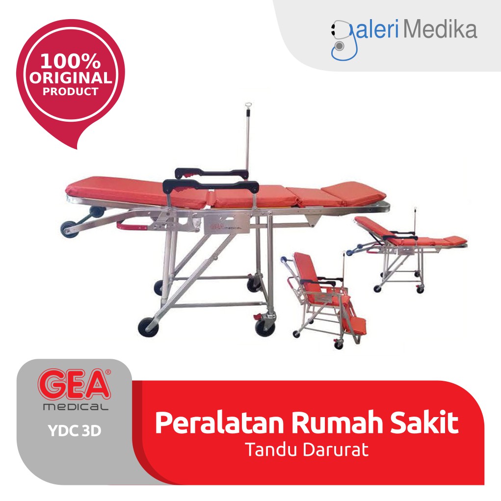 Jual GEA YDC 3D Emergency Stretcher Ambulance - Brankar Multipurpose ...