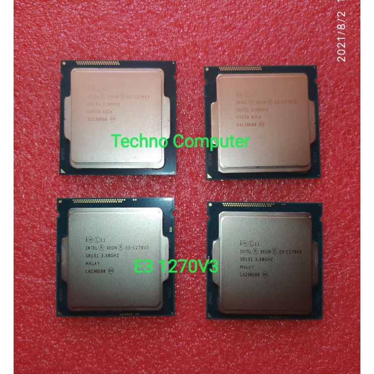 Jual Prosesor Intel® Xeon® E3-1270 V3 Cache 8M, 3,50 GHz 4-Cores 8 ...