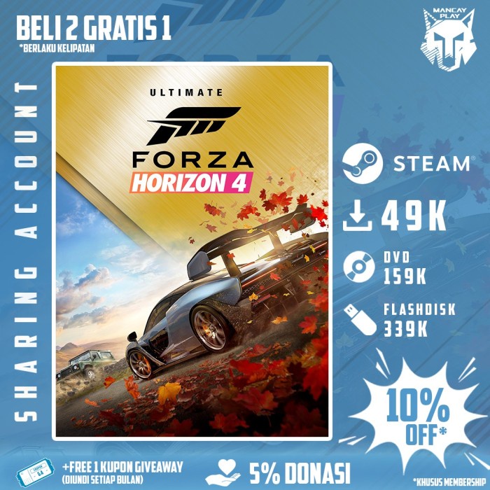 Jual (READY) Forza Horizon 4 Ultimate Edition FULL DLC Original PC ...