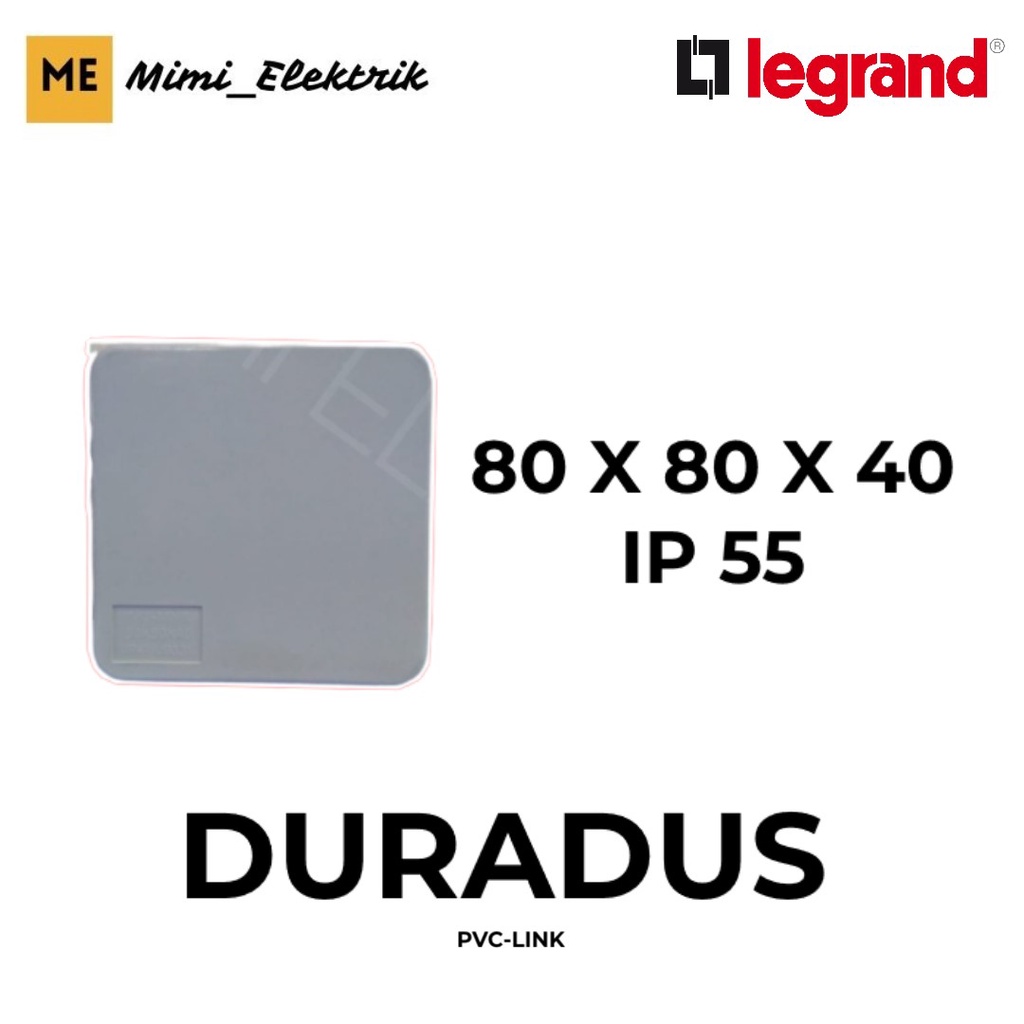 Jual Junction Box Legrand (8x8x4)IP55 | (DURADUS) | Shopee Indonesia