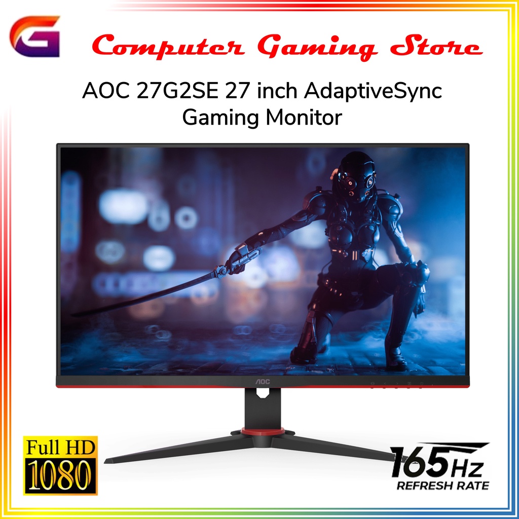Jual AOC 27G2SE 27" AdaptiveSync Gaming Monitor FHD | 165Hz | 1ms ...