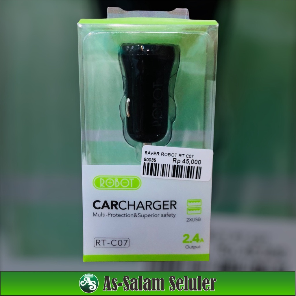 Jual CAS MOBIL ROBOT RT-C07 CAR CHARGER FAST CHARGING | Shopee Indonesia