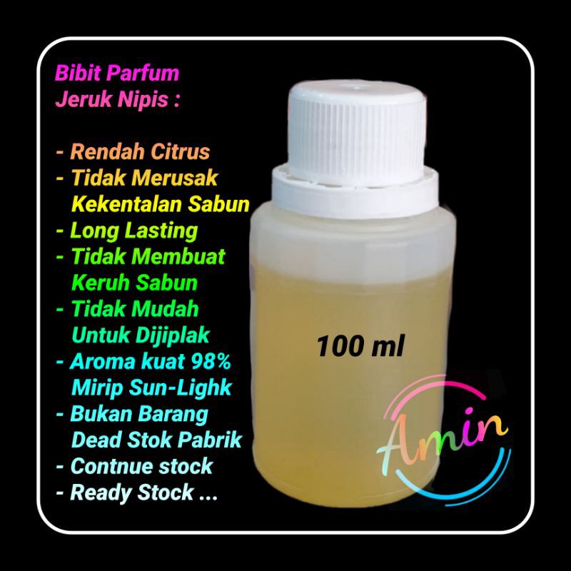 Jual Biang Parfum Jeruk Nipis 100 ml Murni Pure Aroma Strong | Shopee ...