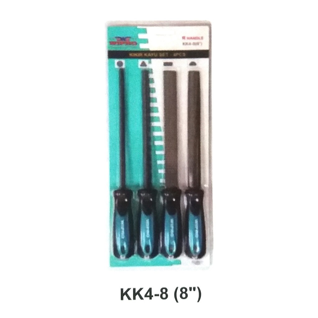 Jual Kikir Kayu Set 4 pcs Wipro KK4-8 (8") | Shopee Indonesia