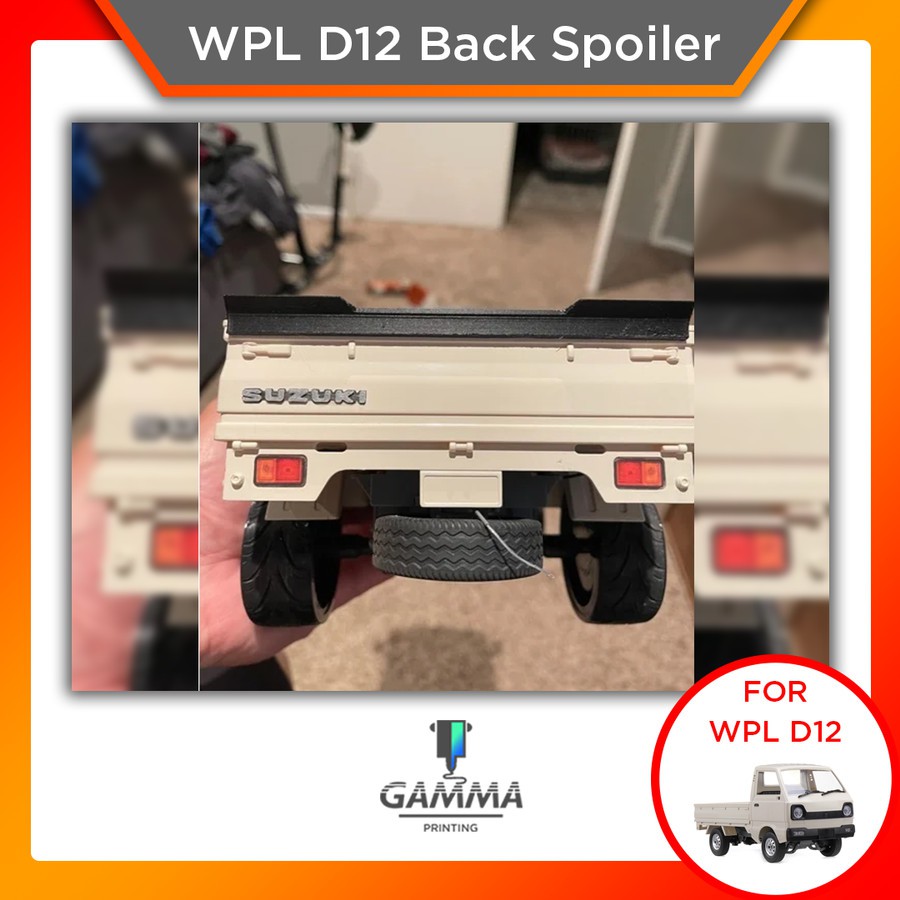 Jual WPL D12 Back Spoiler Drift Upgrade Suzuki Carry - Body Kit RC ...