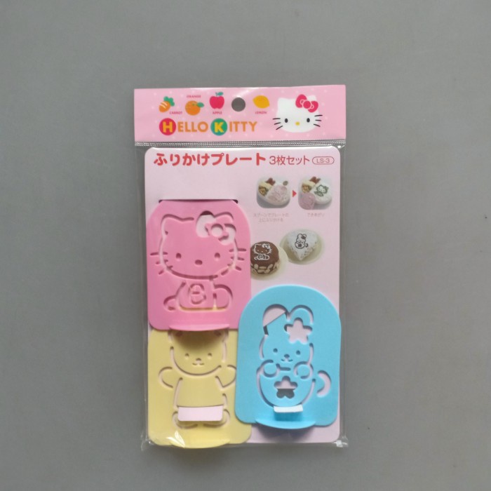 Jual sanrio coffee stencil isi 3 hello kitty cetakan kopi muffin latte ...