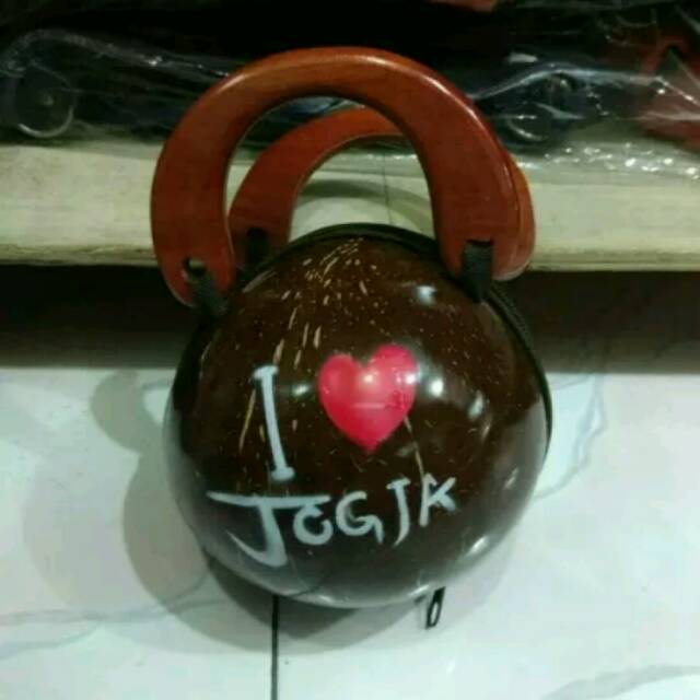 Jual HAND BAG BATOK BUNDAR TULISAN I LOVE JOGJA - SALE TAS WANITA UNIK ...