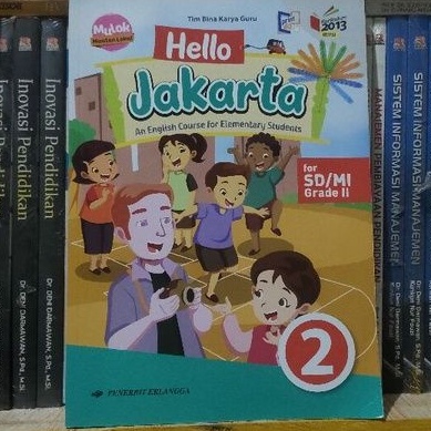 Jual mulok hello Jakarta kelas 2 SD k13 n Erlangga | Shopee Indonesia