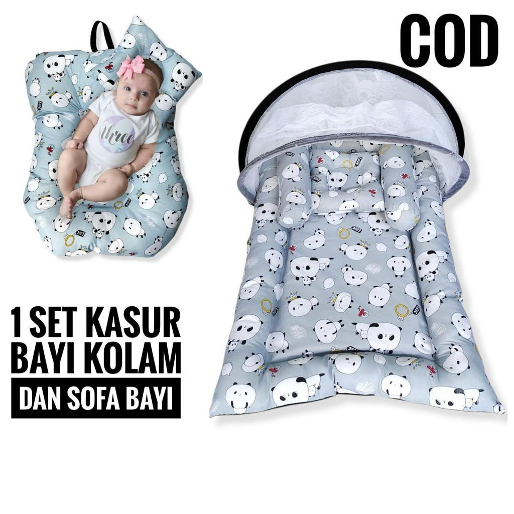 Jual PAKET HEMAT !!! KASUR BAYI KOLAM KELAMBU + SOFA BAYI MUTIFUNGSI ...