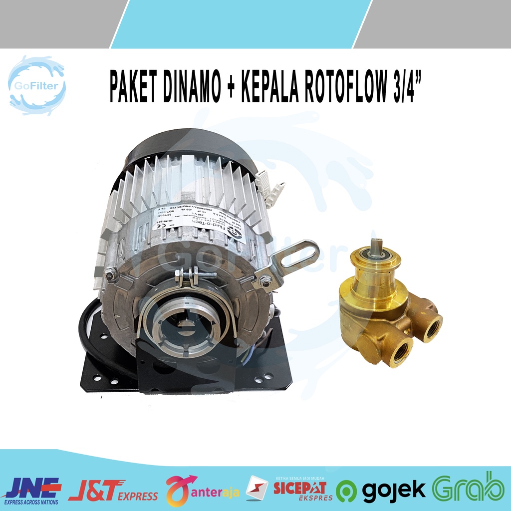 Jual KEPALA POMPA ROTOFLOW 3/4 HP + BOOSTER DINAMO MOTOR ROTOFLOW 3/4 HP (SATU SET) | Shopee ...