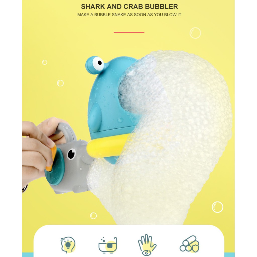 Jual [LOGU] Mainan tiup bubble busa sabun, Blowing Bubble, Bubble ...