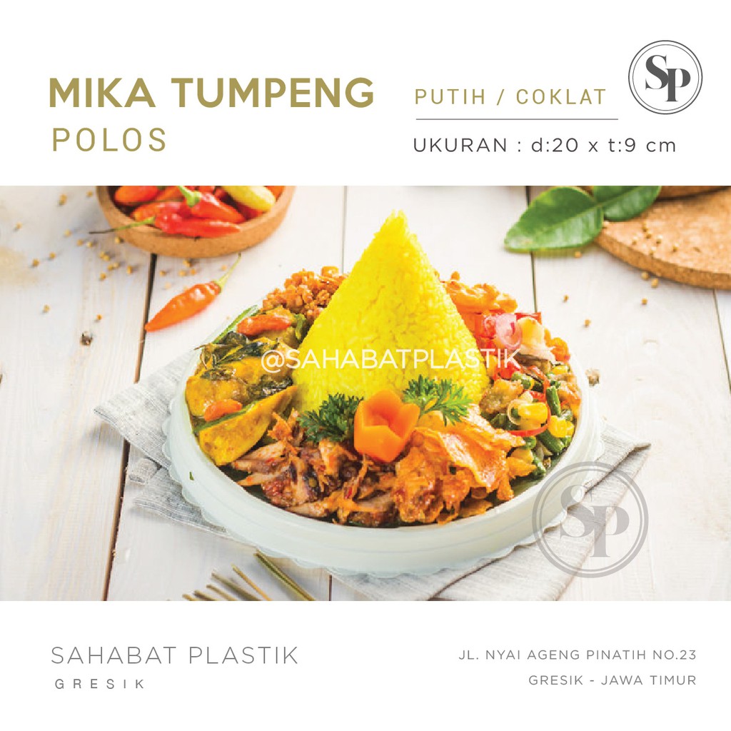 Jual MIKA TUMPENG MINI D20 PUTIH (Bento Tumini Plastik Tempat Makanan ...