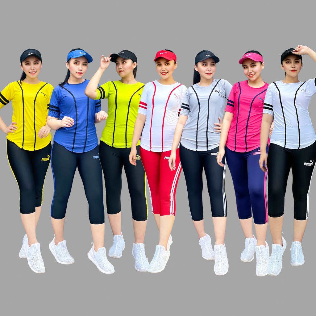 Jual READY! Setelan Raglan Baju Senam Aerobic Zumba Set Olahraga ...