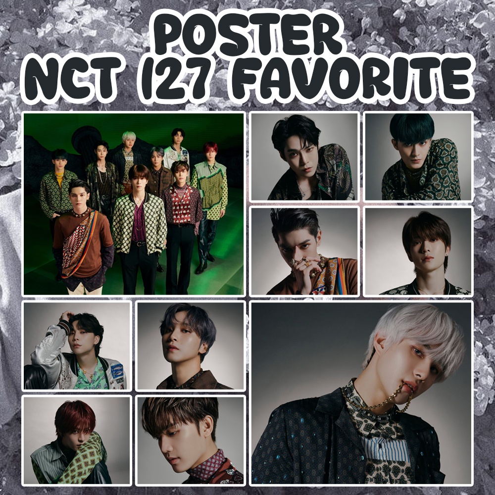 Jual Poster NCT 127 FAVORITE | Poster Kpop A4 A5 A6 Murah Murah (Part C ...