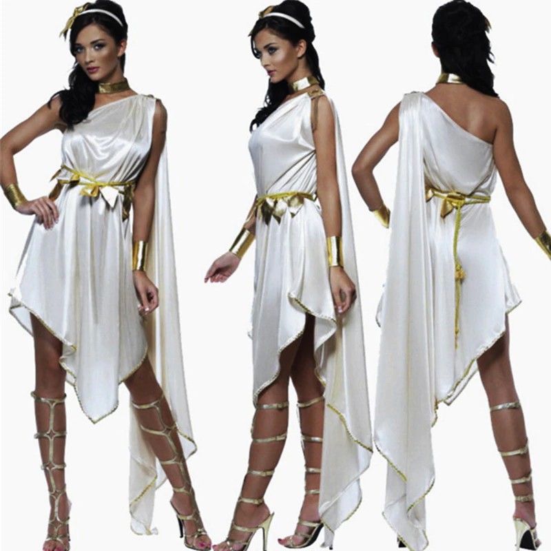 Jual Import Vashejiang White Greek Goddess Cosplay Costumes Cute Roman