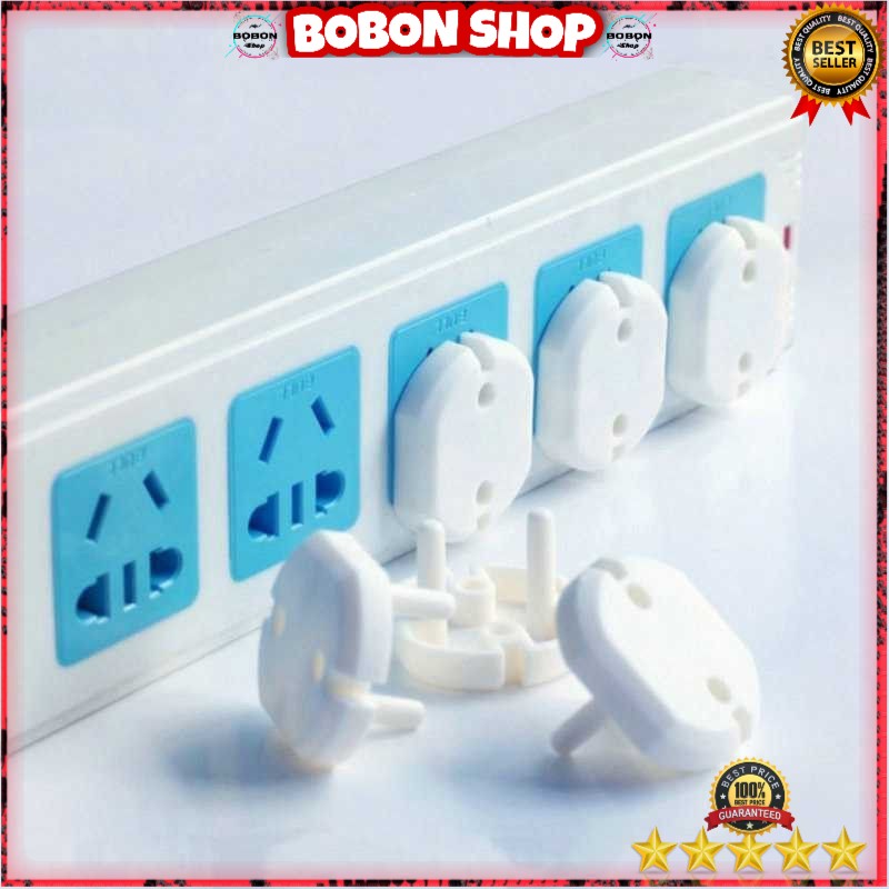 Jual Penutup Colokan Listrik Safety Socket Plug Listrik EU PUTIH ...