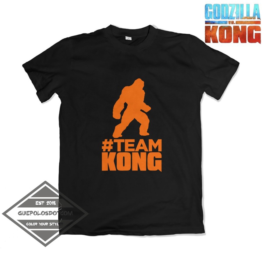 Jual Kaos Godzilla vs Kong Team Kong - KAOS - Edrhysport | Shopee Indonesia