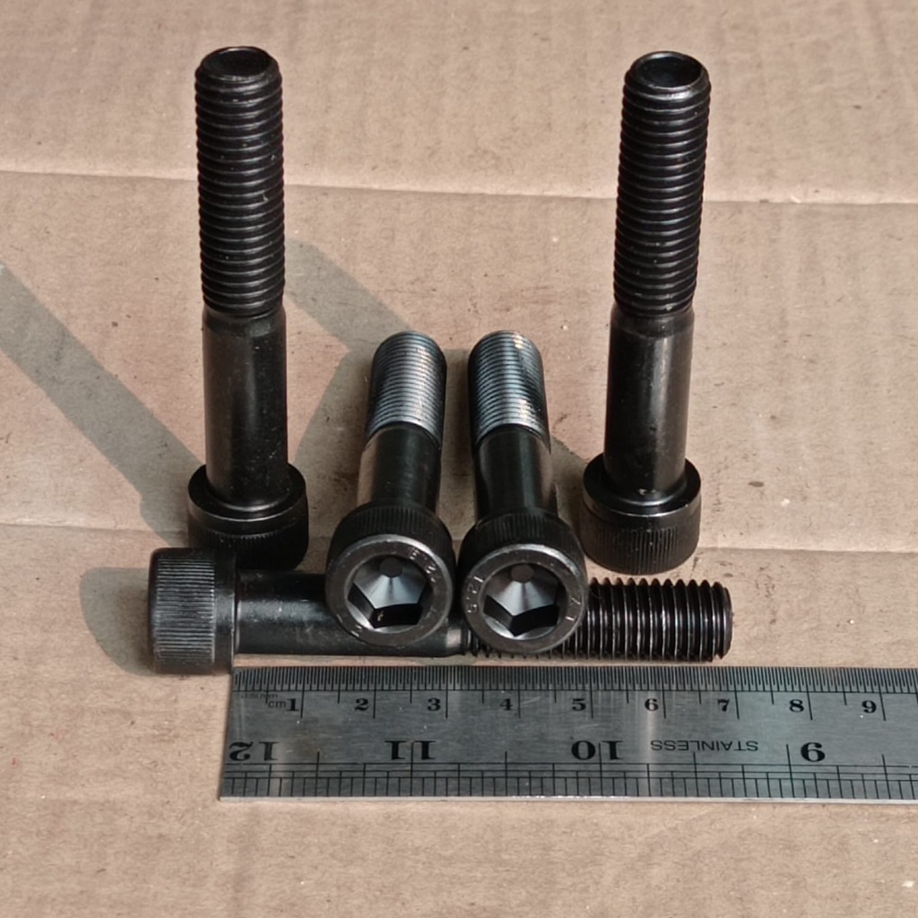 Jual BAUT L BAJA M12 X 70 / BAUT L M12 X 70 / BAUT L M12X70 BAJA HITAM / BAUT M12 / BAUT 19 ...