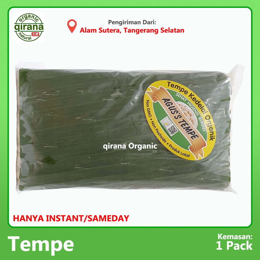 Jual Tempe Organik Non GMO Agus | Shopee Indonesia