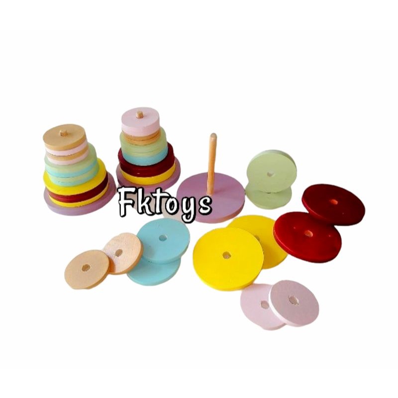 Jual Menara lingkaran - Mainan edukasi | Shopee Indonesia