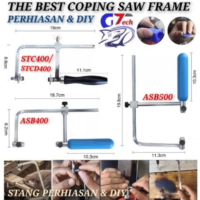 Jual STANG GERGAJI PERHIASAN / GAGANG GERGAJI SCROLL SPIRAL / GERGAJI TRIPLEK /GERGAJI ...