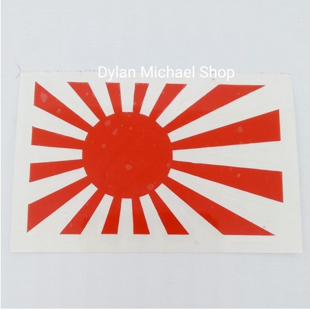 Jual Stiker Nippon Rising Sun Japan JDM Cutting Sticker Bendera Jdm ...