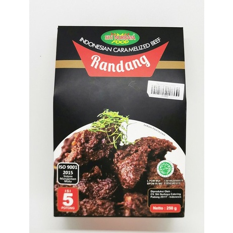Jual Rendang Daging Sapi Rendang Padang Siti Nurbaya 250gr | Shopee Indonesia
