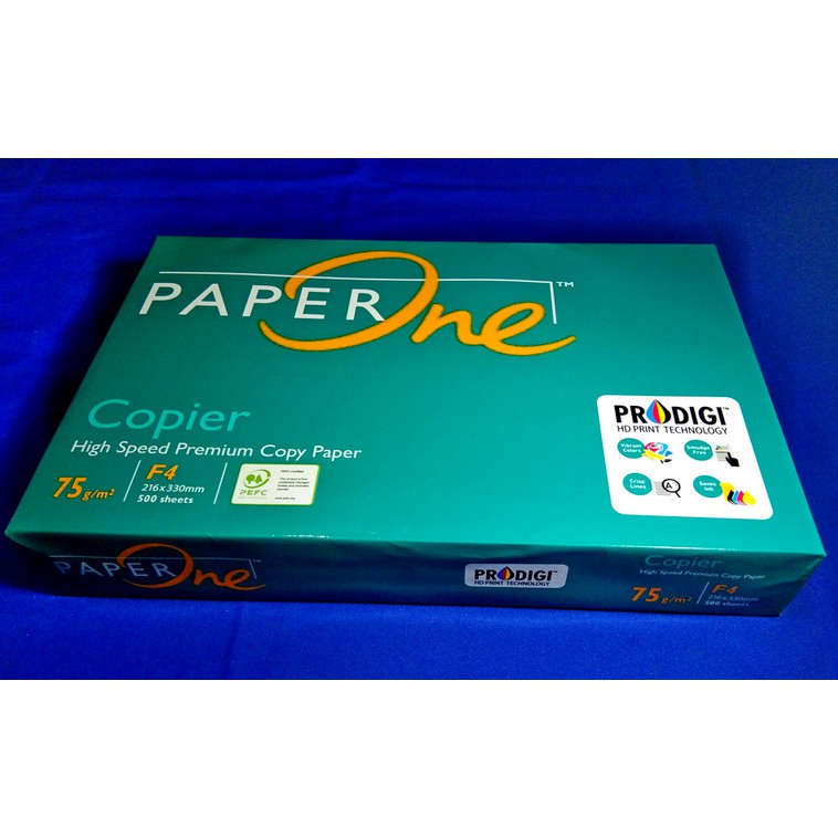 Jual PaperOne F4 75 gr ( 1 Rim - 500 Lembar ) | Shopee Indonesia