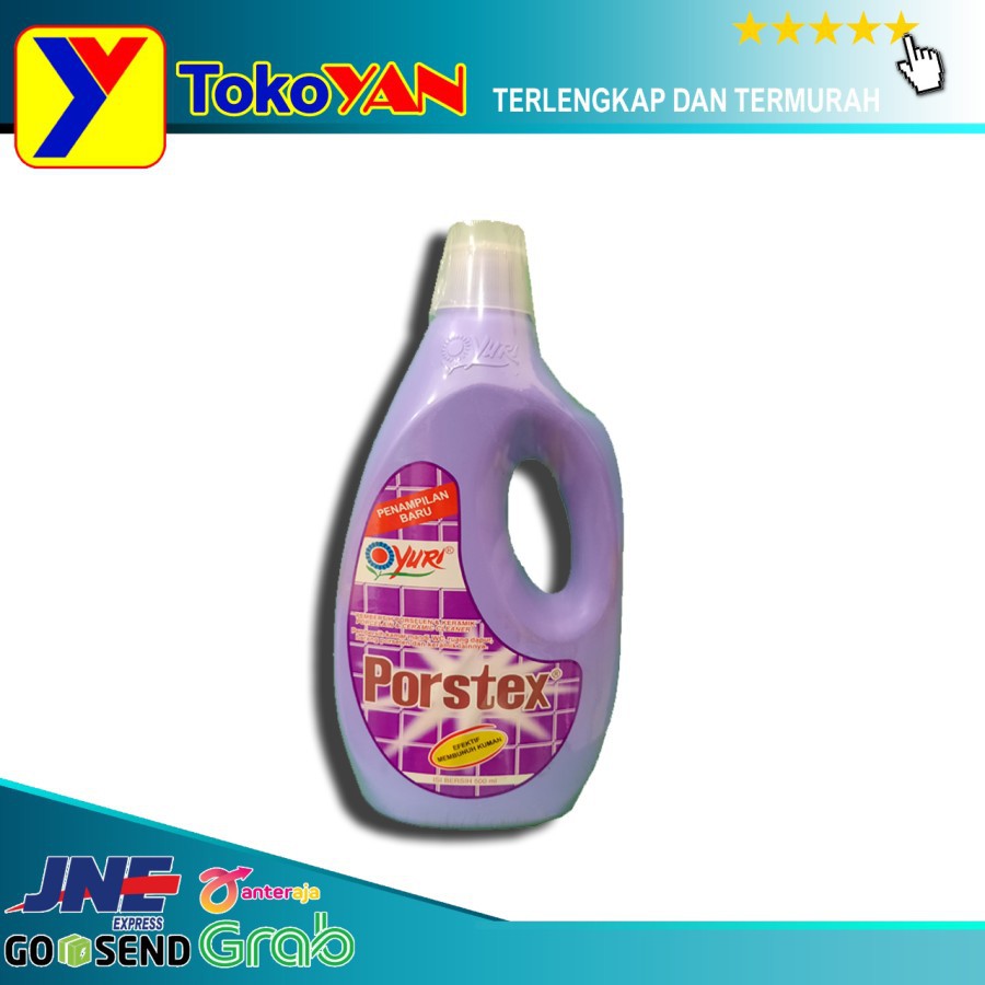 Jual PORSTEX Yuri Pembersih Keramik Botol Ungu 500ml | Shopee Indonesia