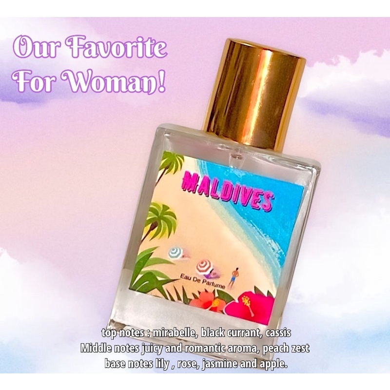 Jual Parfum Pramugari Crew Essence MALDIVES - Woman | Shopee Indonesia