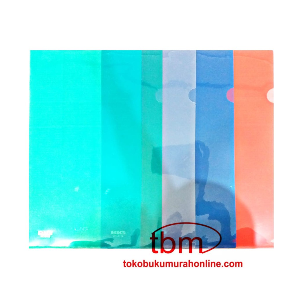 Jual MAP L BIG F4 (8113) ECER / MAP PLASTIK / CLEAR SLEVE / MAP FILE ...