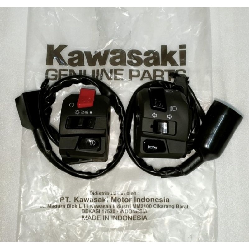 Jual SAKLAR KIRI KANAN KLX 150 HOLDER SET KIRI KANAN KLX150 KAWASAKI ORI | Shopee Indonesia