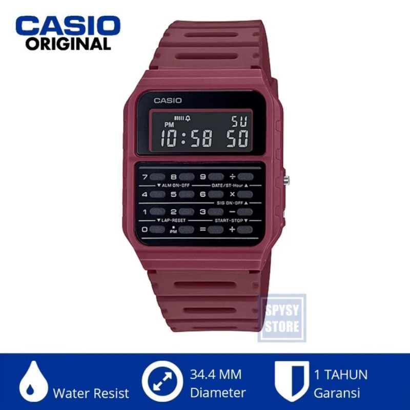 Jual Casio Original Ca-53wf-1b 2B 3B 4B 8B Ca53w Ca-53w Ca53 Jam Tangan kalkulator Calculator ...