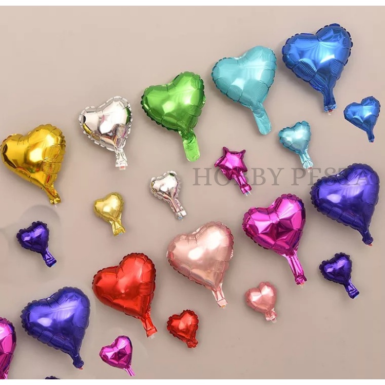 Jual Balon Love Jumbo / Balon Foil Love 18inch / Balon Hati | Shopee ...