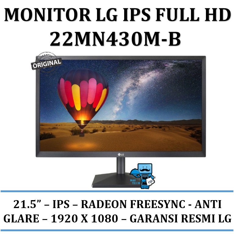 Jual Monitor LG 22MN430M-B 22MN430 Full HD / IPS / 21.5" / FreeSync ...