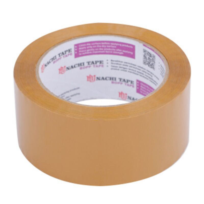 Jual Nachi lakban coklat OPP 2 inch /48mm x 100 yard | Shopee Indonesia