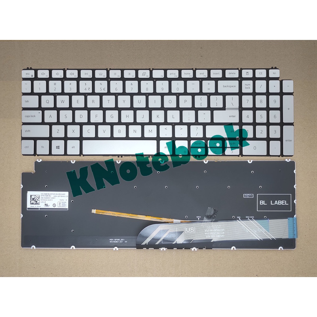 Jual Keyboard Dell Inspiron 7500 7501 7506 7590 7591 7791 | Shopee ...