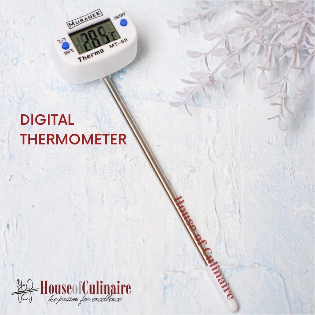 Jual Food Thermometer Termometer Ukur Suhu Makanan Air Susu Daging Bbq ...