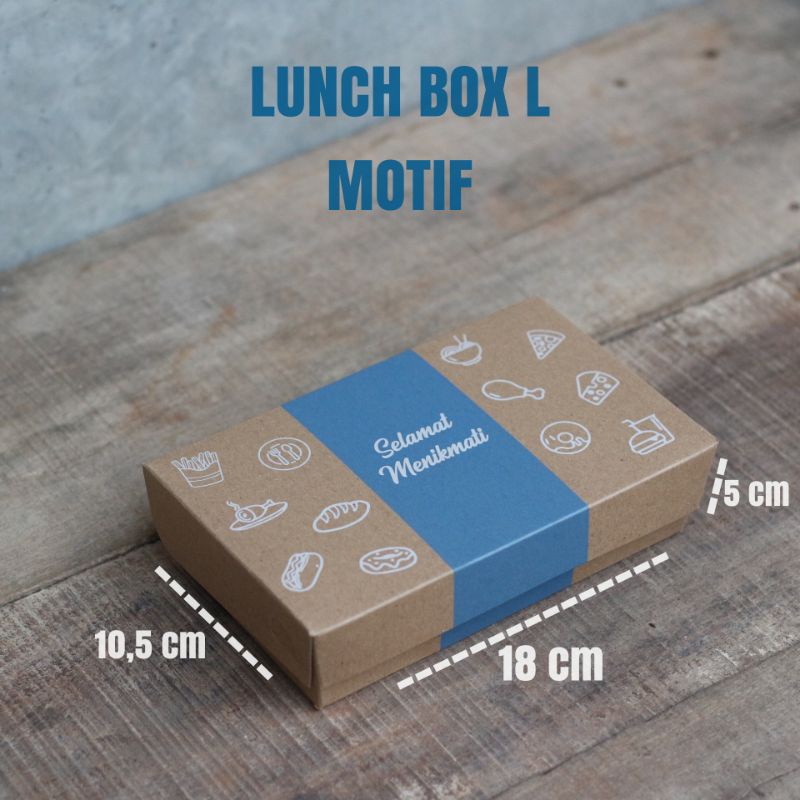 Jual PAPER LUNCH BOX MOTIF FULL LAMINASI FOOD GRADE | Shopee Indonesia
