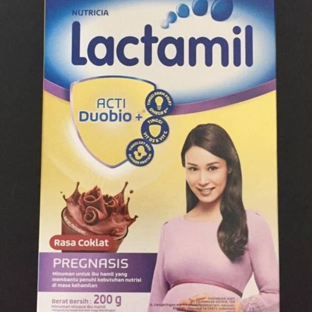 Jual Lactamil pregnasis lactasis 200 gram rasa vanilla coklat free ...